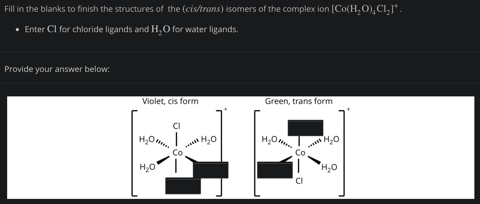 Solved Fill in the blanks to finish the structures of the | Chegg.com