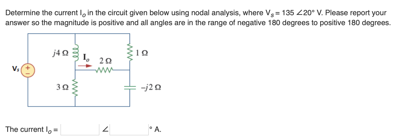 Solved Determine the current loin the circuit given below | Chegg.com