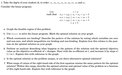 Solved Student ID: 402457896Take the digits of ﻿your student | Chegg.com