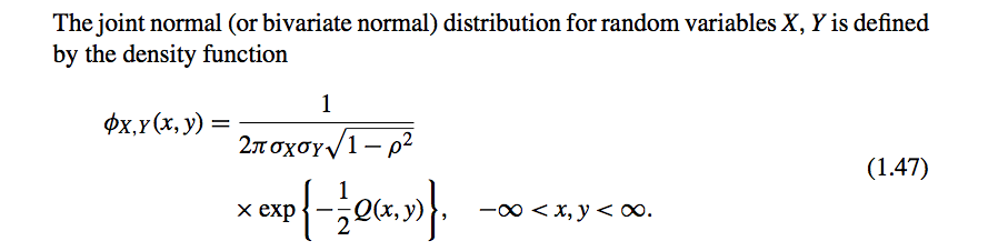 Solved 1.4.5 Let X and Y have the joint normal distribution | Chegg.com