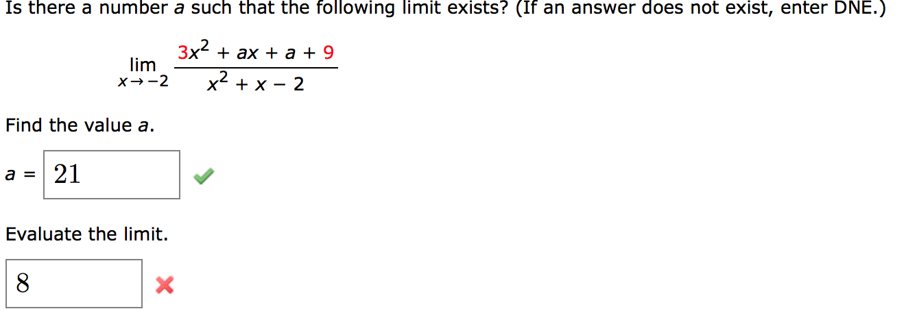 Solved Evaluate The Limit If It Exists If An Answer Does