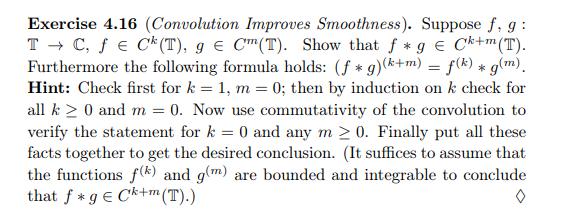 Solved Exercise 4.16 (Convolution Improves Smoothness). | Chegg.com