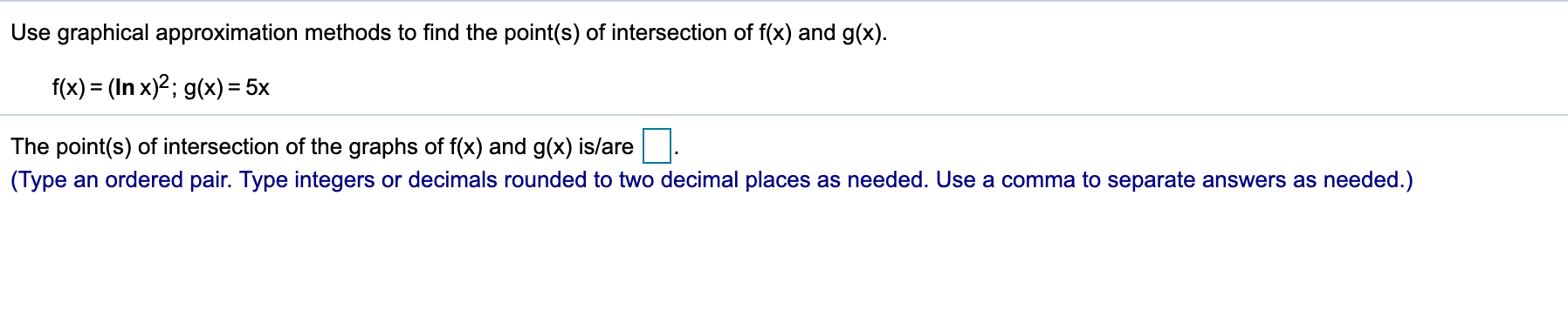 Solved Use graphical approximation methods to find the | Chegg.com