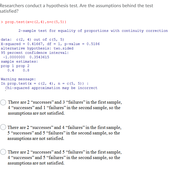 Solved Researchers conduct a hypothesis test. Are the | Chegg.com