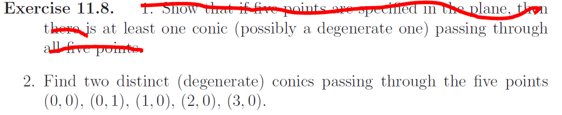 Solved points Exercise 11.8. T. Show that if perilled in the | Chegg.com