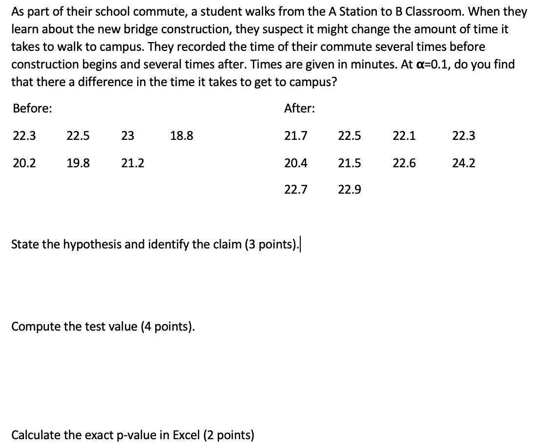 Solved As part of their school commute, a student walks from | Chegg.com