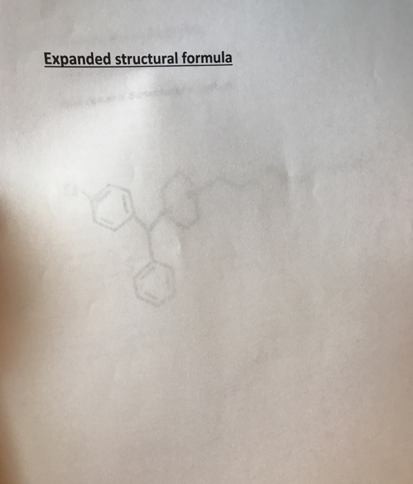 Solved Expanded structural formula | Chegg.com