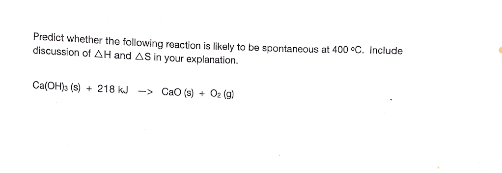Solved Predict whether the following reaction is likely to | Chegg.com