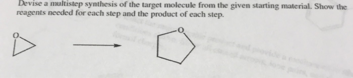 Solved Devise a multistep synthesis of the target molecule | Chegg.com