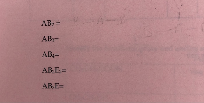 ABs AB4- AB2E2- AB3E- | Chegg.com
