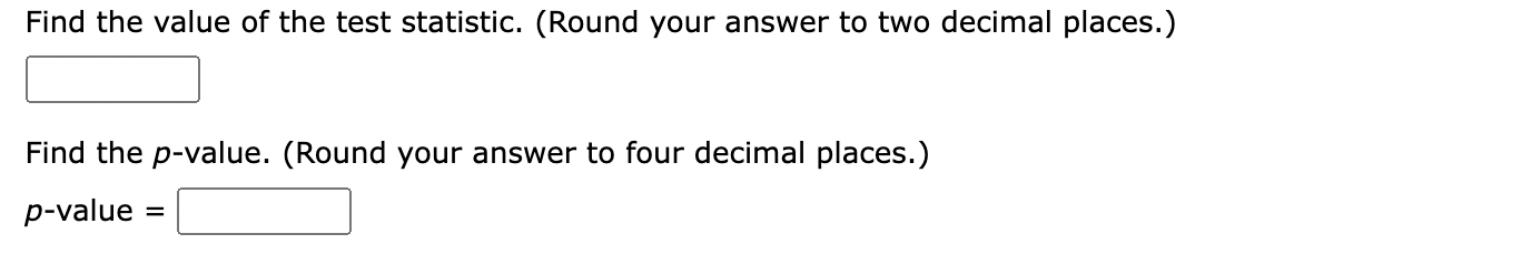 Solved Use a 0.05 level of significance to test whether the | Chegg.com