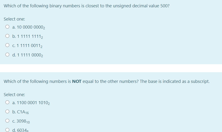Solved If you convert the binary number 1 1101 11002 into | Chegg.com