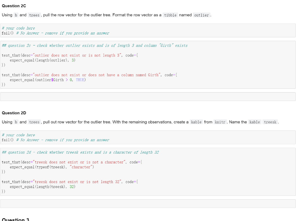 Solved Question 2 For the following questions, use the trees | Chegg.com