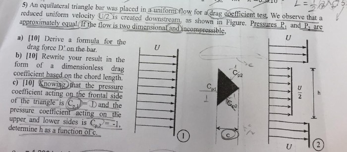 Solved 1 M URIO" L = 5) An equilateral triangle bar was | Chegg.com