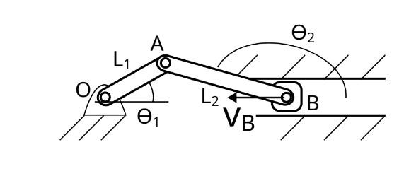 Solved Figure 1: Piston-crank system labeled with angles and | Chegg.com