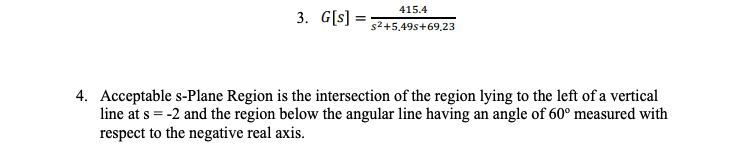 Solved 3 Determine G S Assuming A Pure 2 Pole System If 
