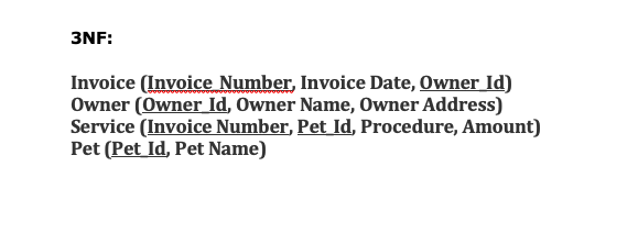 Solved create a logical erd using visio crows foot database | Chegg.com
