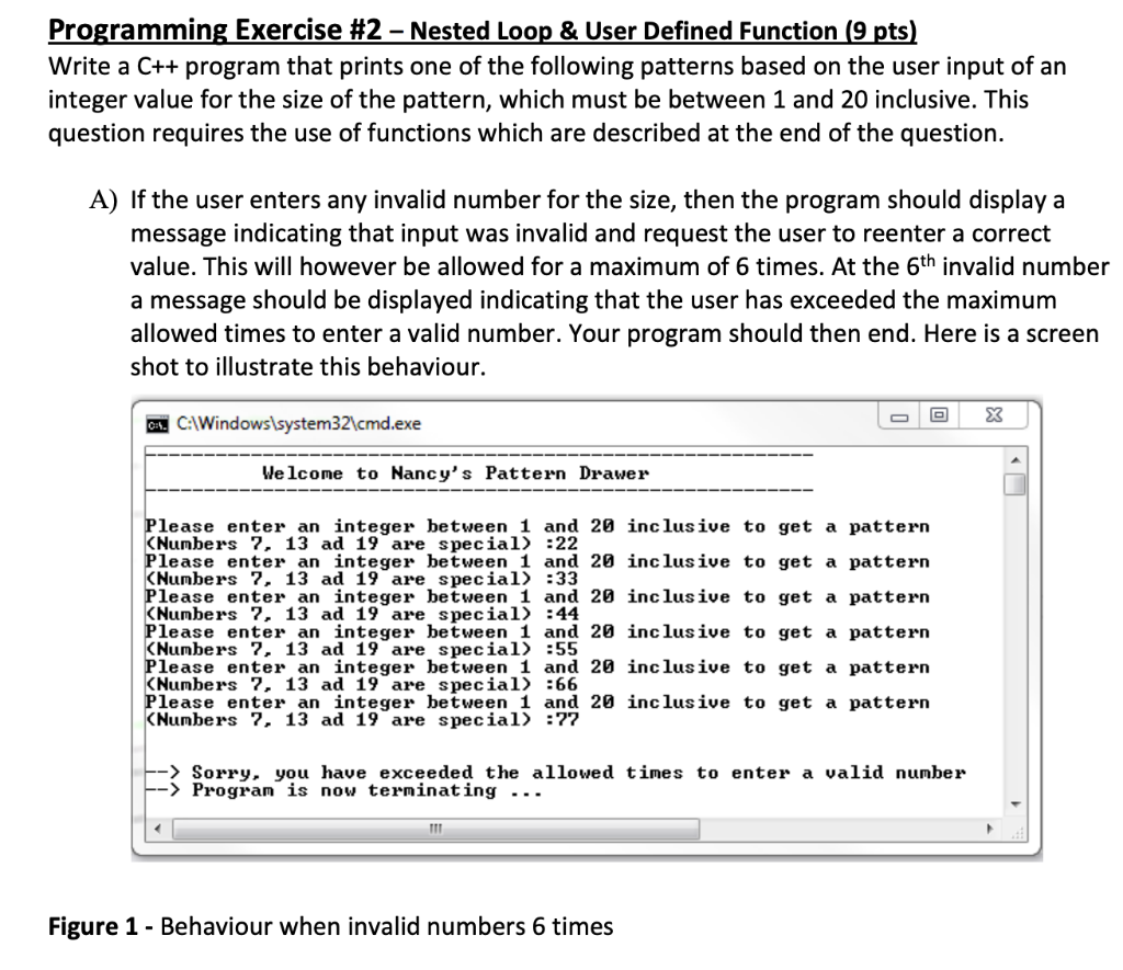 Solved bool validInput (int num) if (num 20) return | Chegg.com