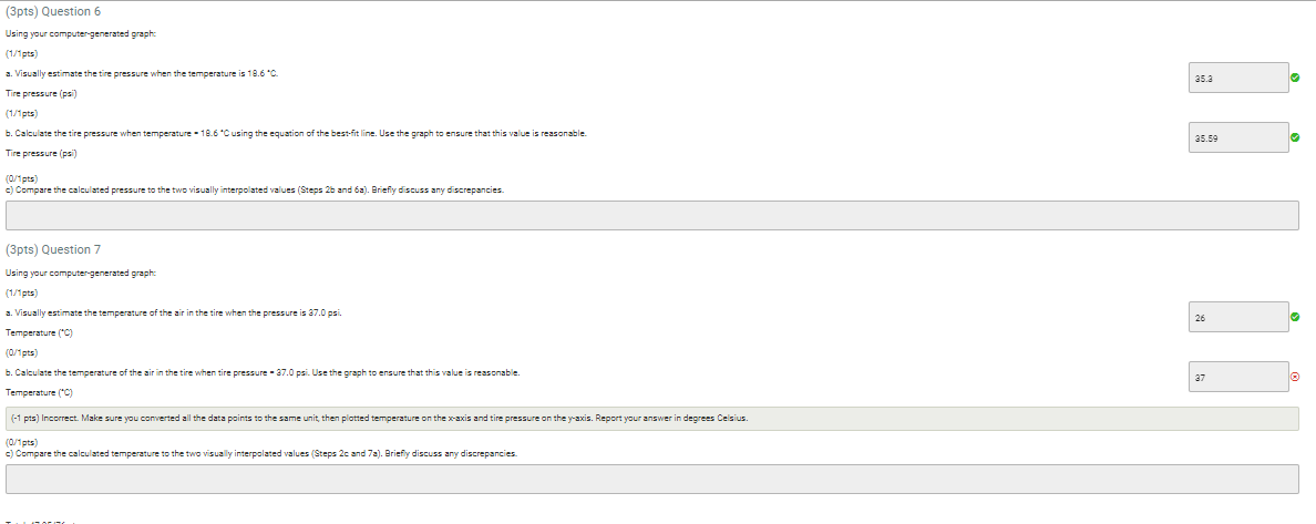 (3pts) Question 6 Using your computer-generated | Chegg.com