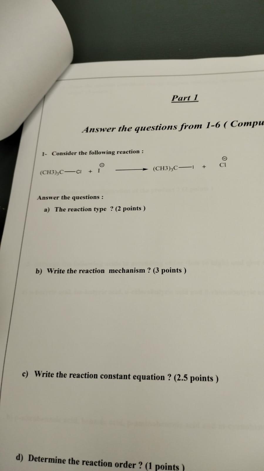 Solved Answer the questions from 1-6 (Compu 1- Consider the | Chegg.com