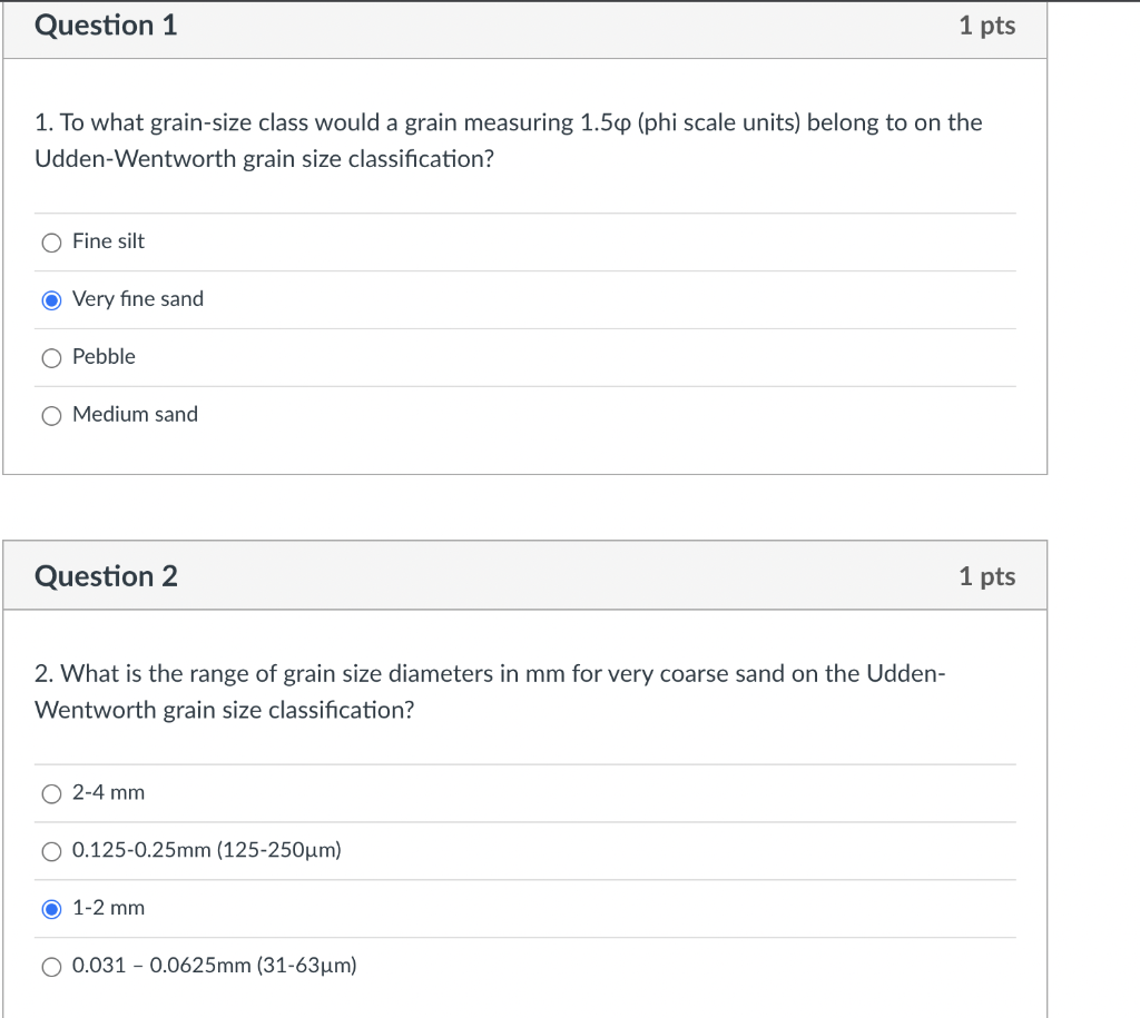 Solved are my answers correct, if not what is the correct | Chegg.com