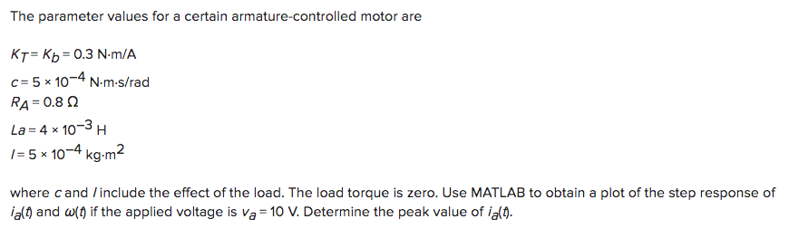 The parameter values for a certain | Chegg.com
