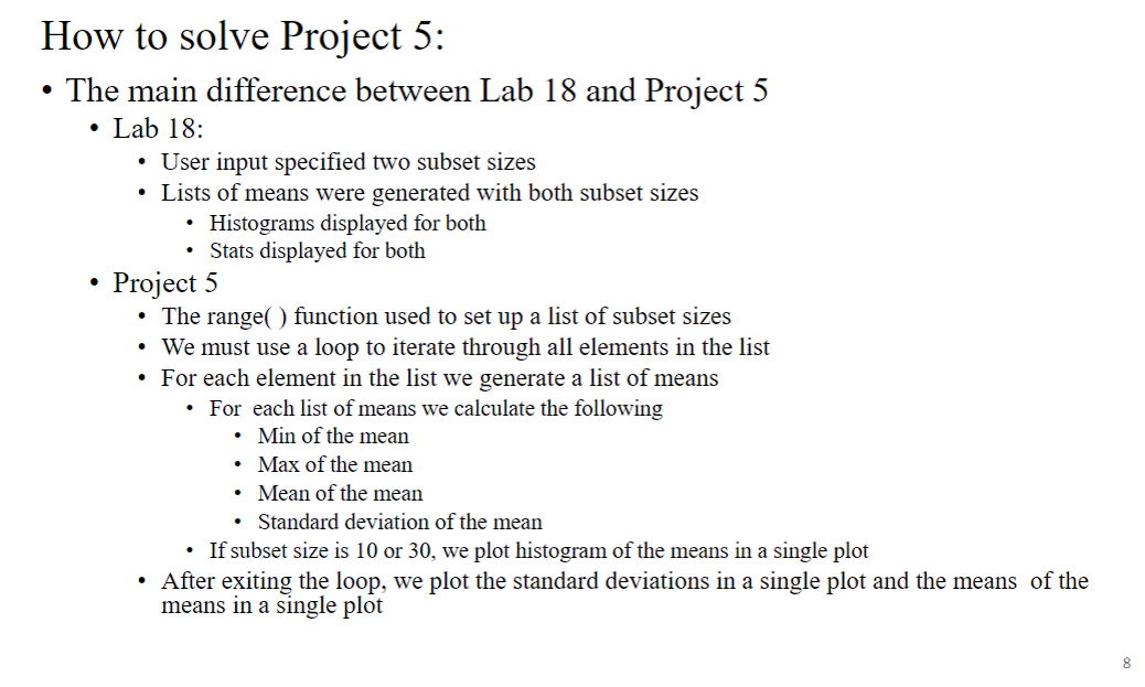 Project 5 Problem to solve - Modify the code that was | Chegg.com