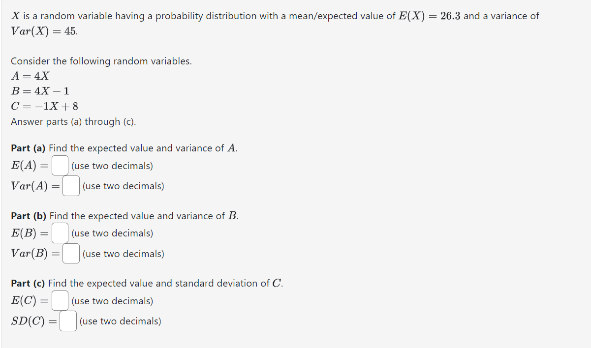 Solved X is a random variable having a probability | Chegg.com