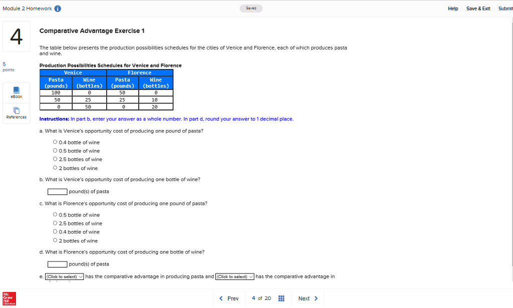 Solved Module 2 Homework Q Saved Help Save And Exit Submit A 1191