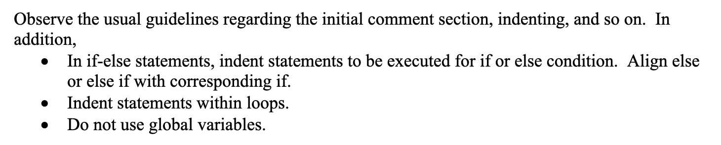 Solved Observe the usual guidelines regarding the initial | Chegg.com