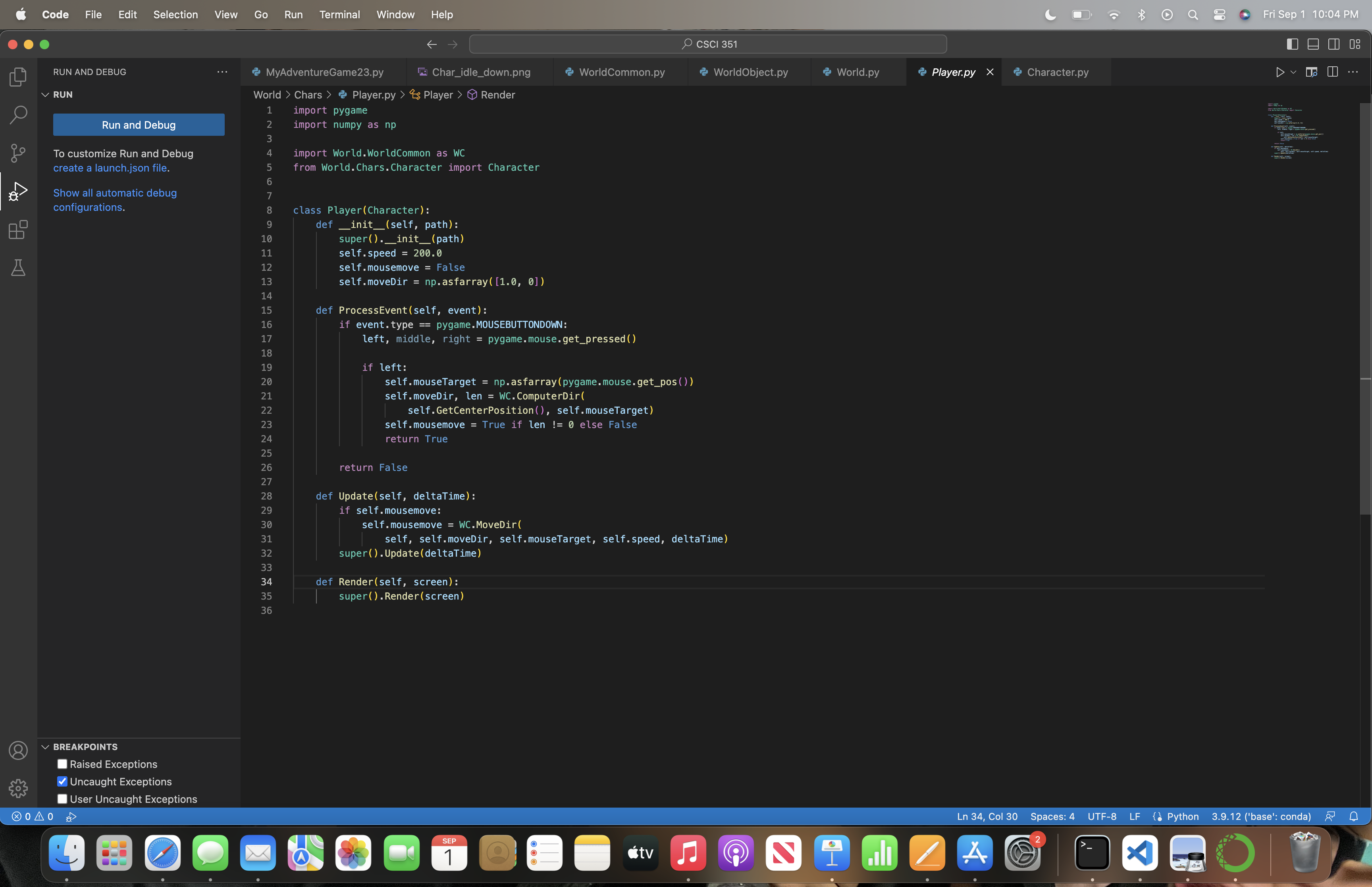 Solved Add an image that represents the character for our 2D | Chegg.com