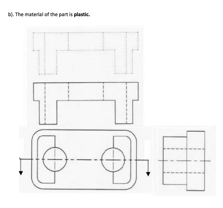 Solved 1. Neatly sketch the sectional views as indicated. | Chegg.com