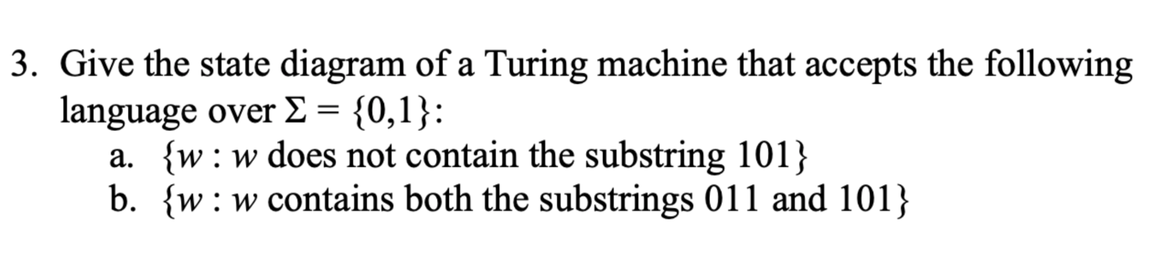 Draw The State Diagram Of This Turing Machine Turing Machine