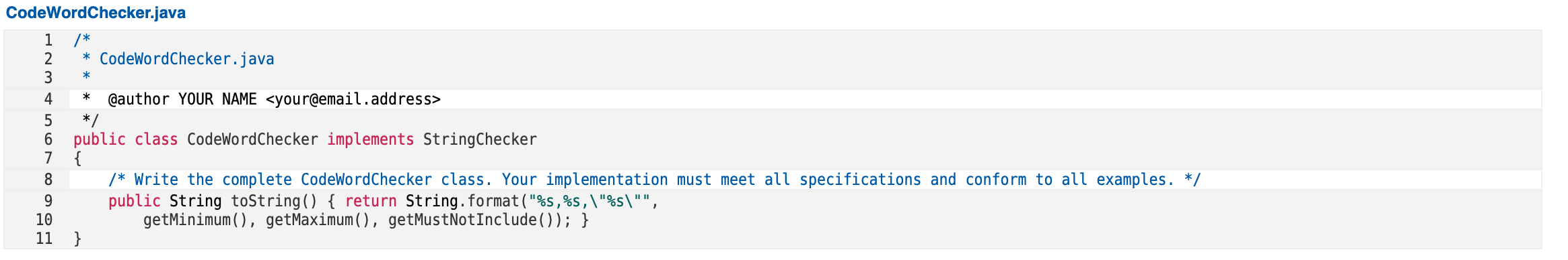 Solved String Checker Complete APCS 2018 A3. In addition, | Chegg.com