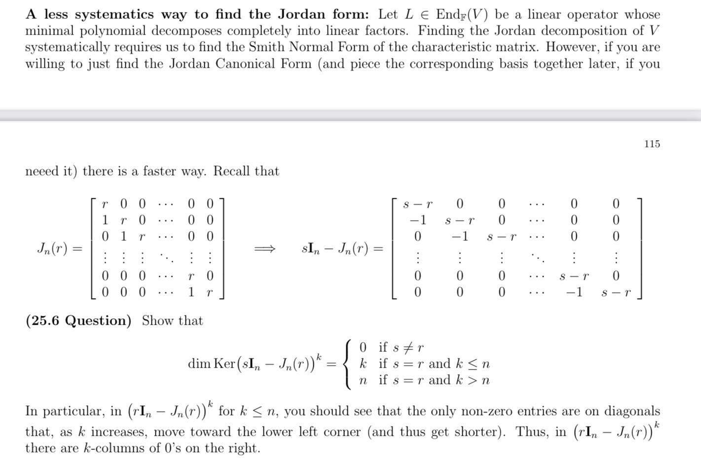 A less systematics way to find the Jordan form: Let | Chegg.com
