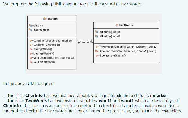 Solved Two words, word1 and word2, are similar if and only | Chegg.com