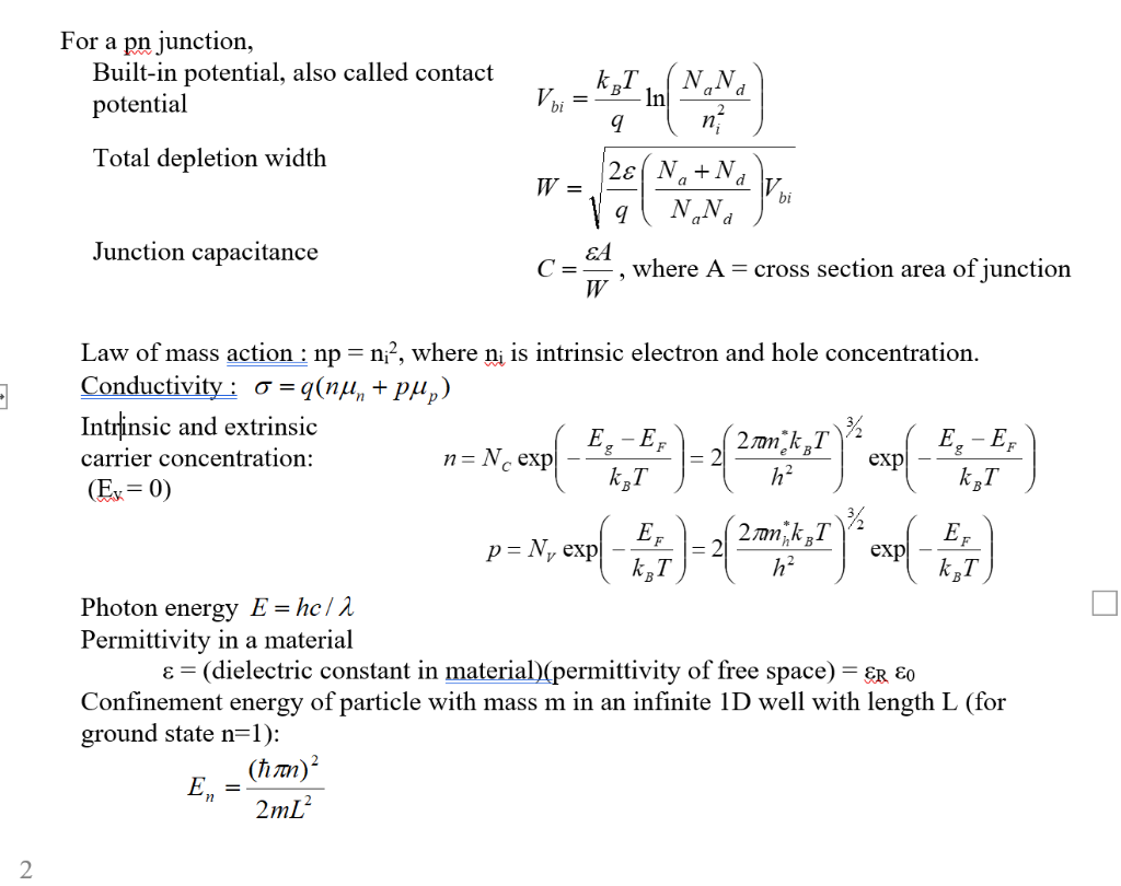 Quantum confinement: Using the equation for the | Chegg.com