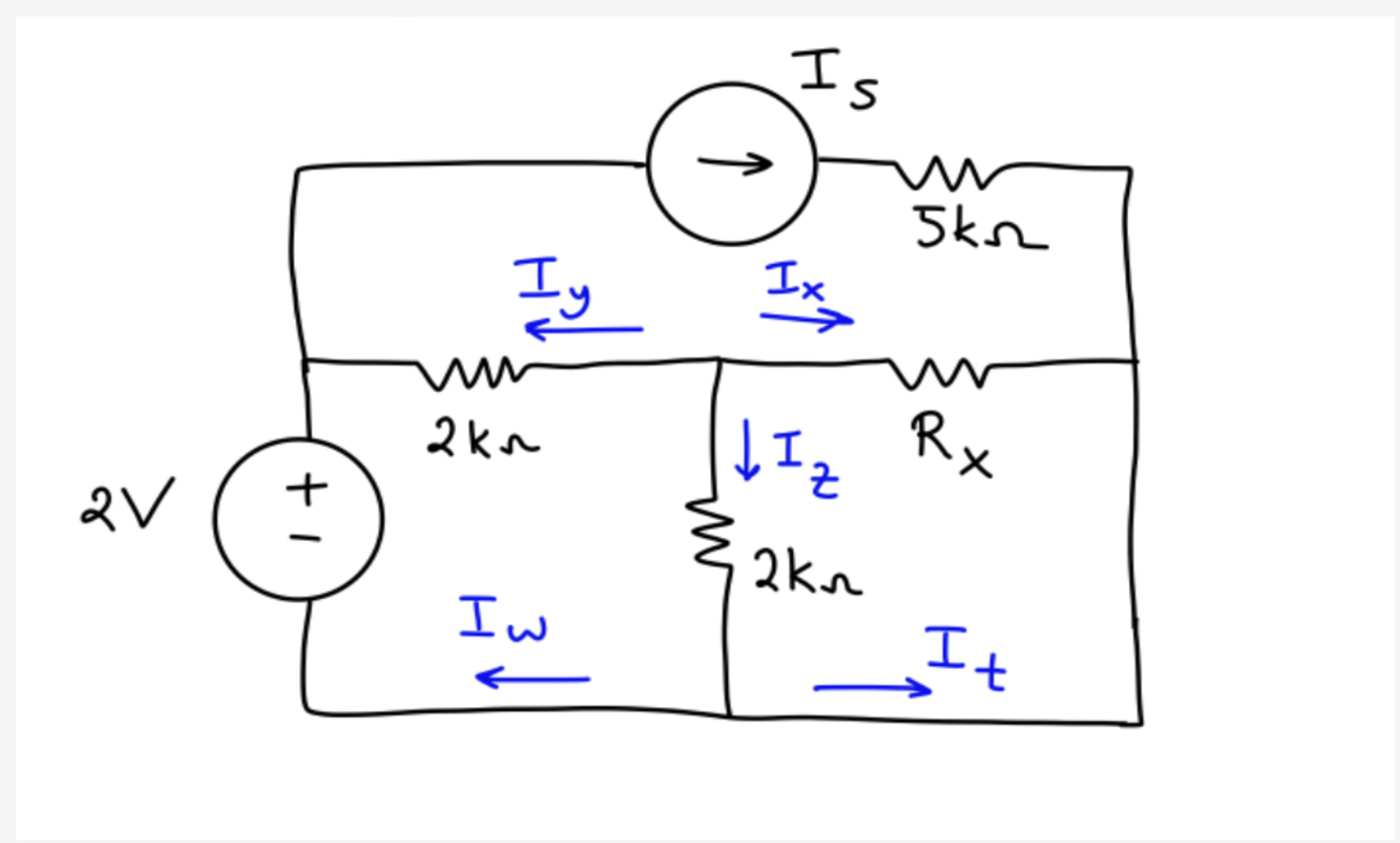 Solved Calculate the currents Ix,Iy,Iz,Iw ﻿and It, ﻿where | Chegg.com