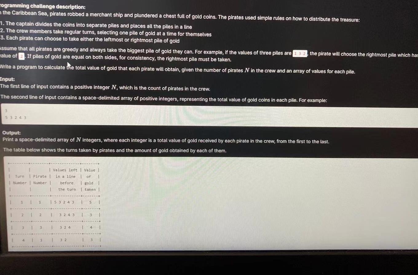 Solved rogramming challenge description: the Caribbean Sea, | Chegg.com