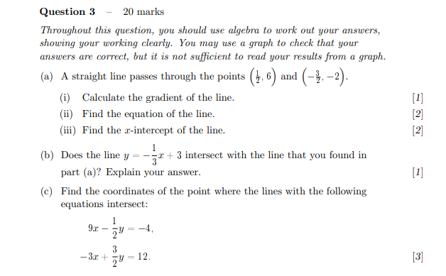 Solved Question 3−20 marks Throughout this question, you | Chegg.com