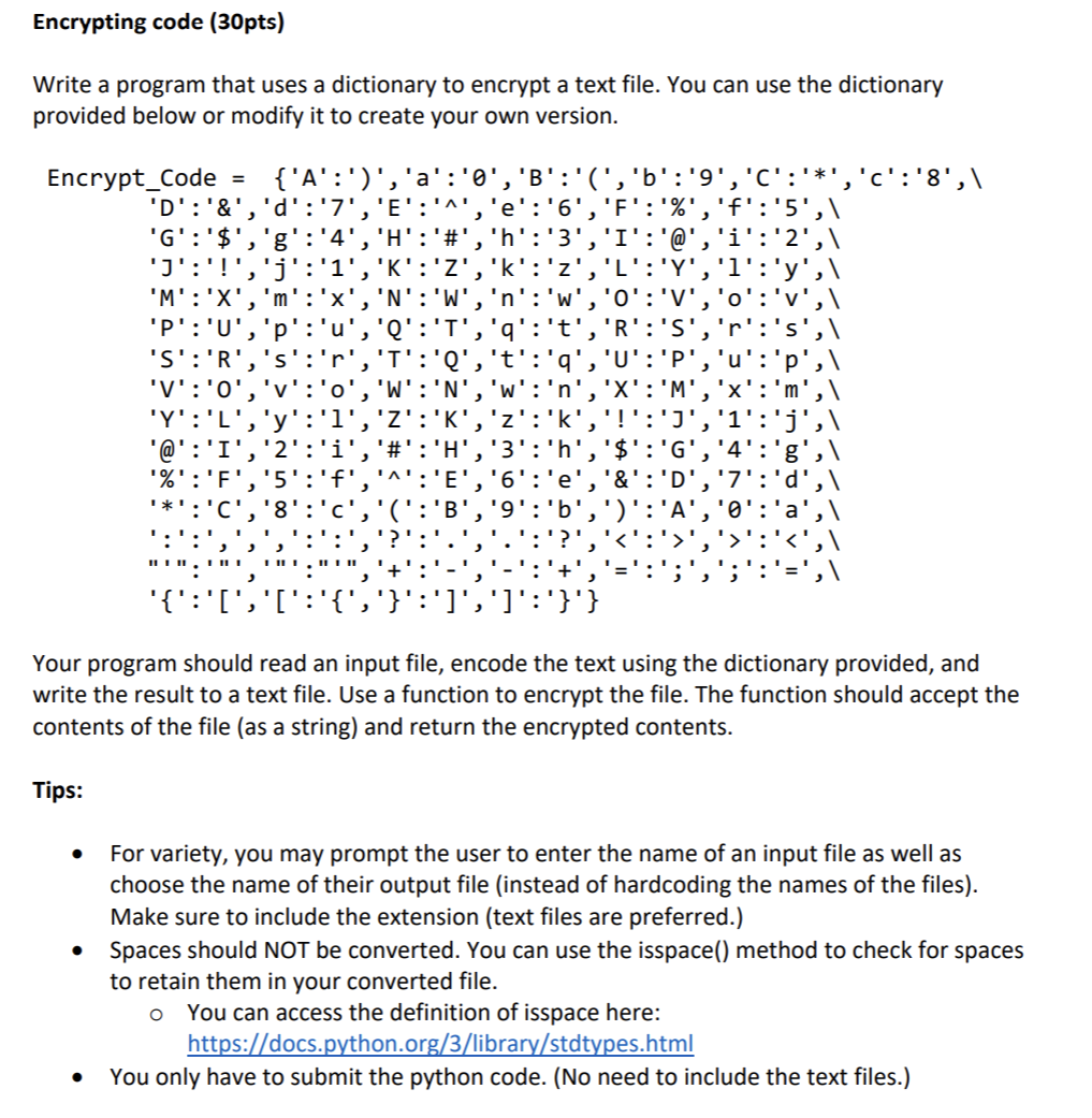 Solved I need this in Python. Please, write in a way that is | Chegg.com