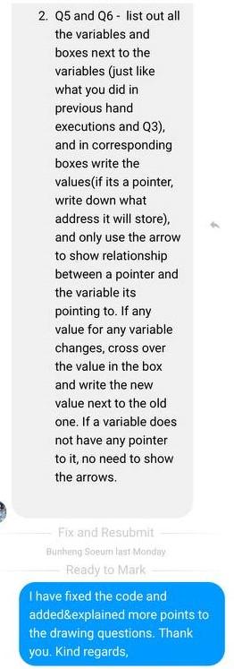 Solved 2. Q5 and Q6 - list out all the variables and boxes | Chegg.com