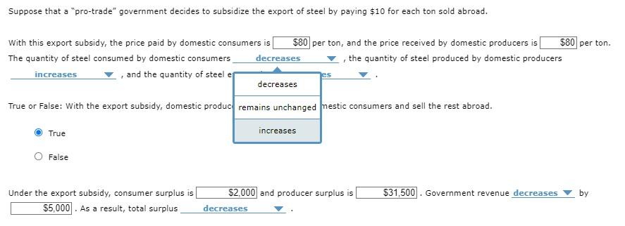 Solved Consider a small country that exports steel. Suppose | Chegg.com
