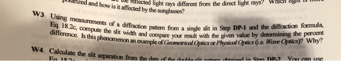 Solved Answer question W3), all Data and Equations are | Chegg.com