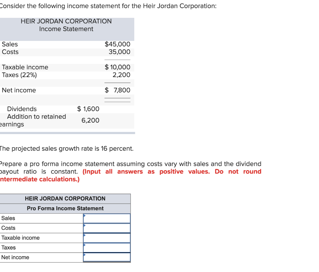 Solved onsider the following income statement for the Heir | Chegg.com Solved onsider the following income statement for the Heir | Chegg.com
