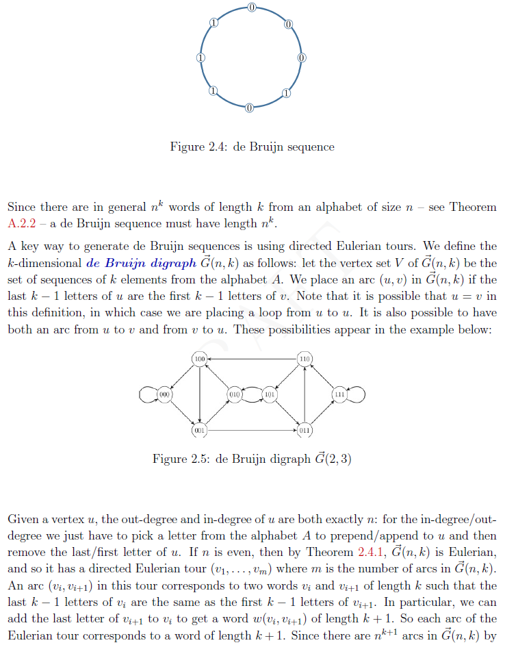 Solved Question 2.70 (a) Draw the de Bruijn graph G(3,2). | Chegg.com