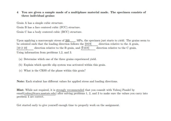 Solved 4 You are given a sample made of a multiphase | Chegg.com