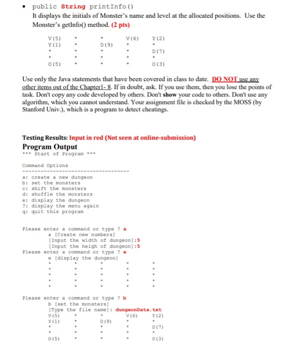 Solved Part 2: Programming (15 pts) The goal of this | Chegg.com
