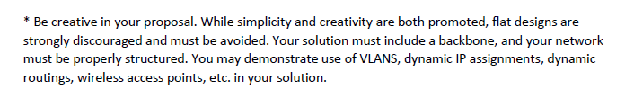 Network Design Project The purpose of this assignment | Chegg.com