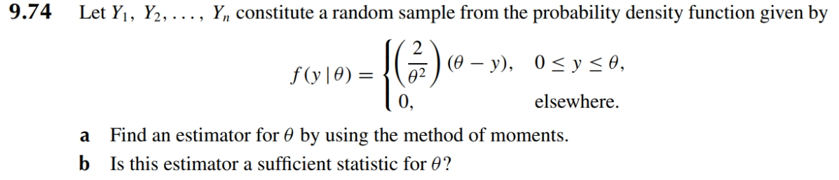 Solved Let Y1,Y2,…,Yn constitute a random sample from the | Chegg.com